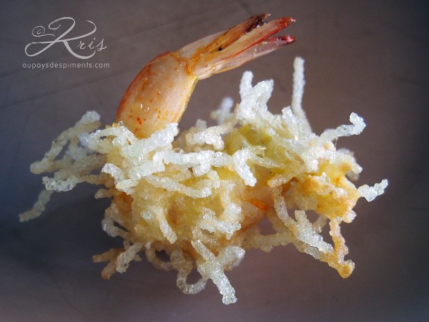 Salade de citronnelle aux crevettes - Au pays des Piments